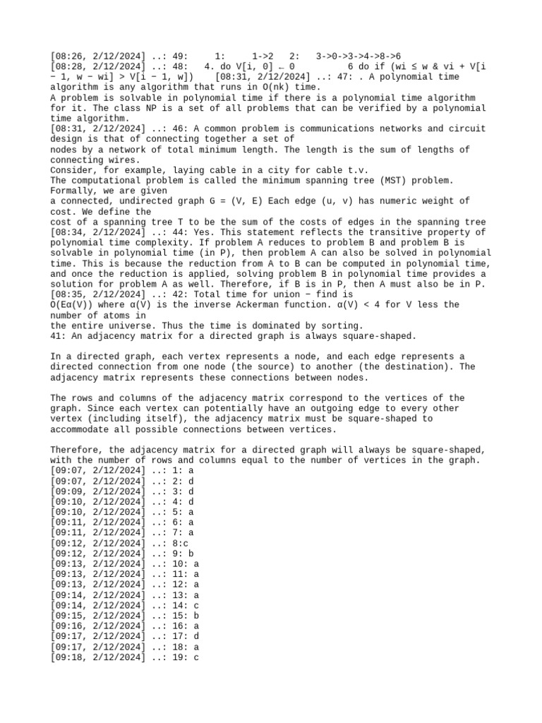 Cs502 Final Question Pdf Algorithms Computational Problems