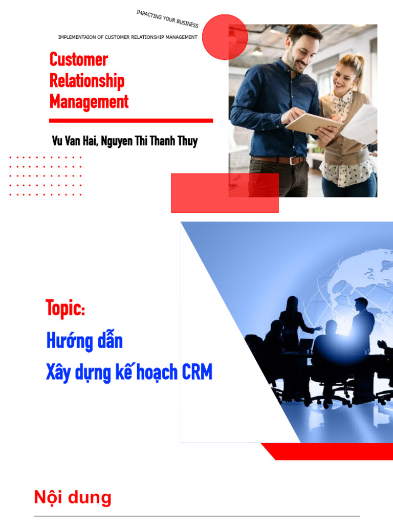 Huong Dankehoach CRM | PDF