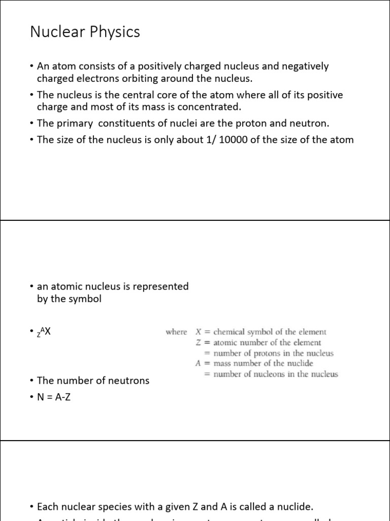 Nuclear Physics | PDF | Atomic Nucleus | Nuclear Force