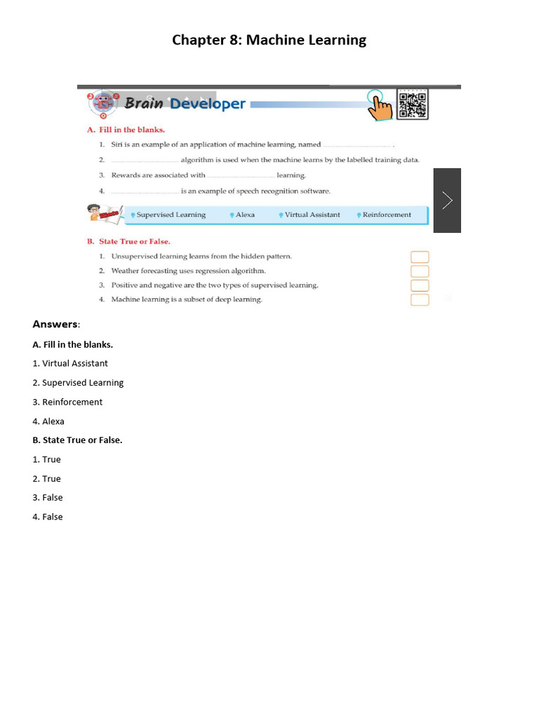 Chapter 8 Machine Learning | PDF