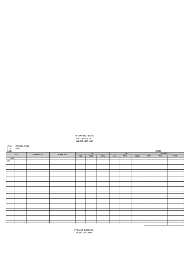 PT Shakti Bandung Table | PDF