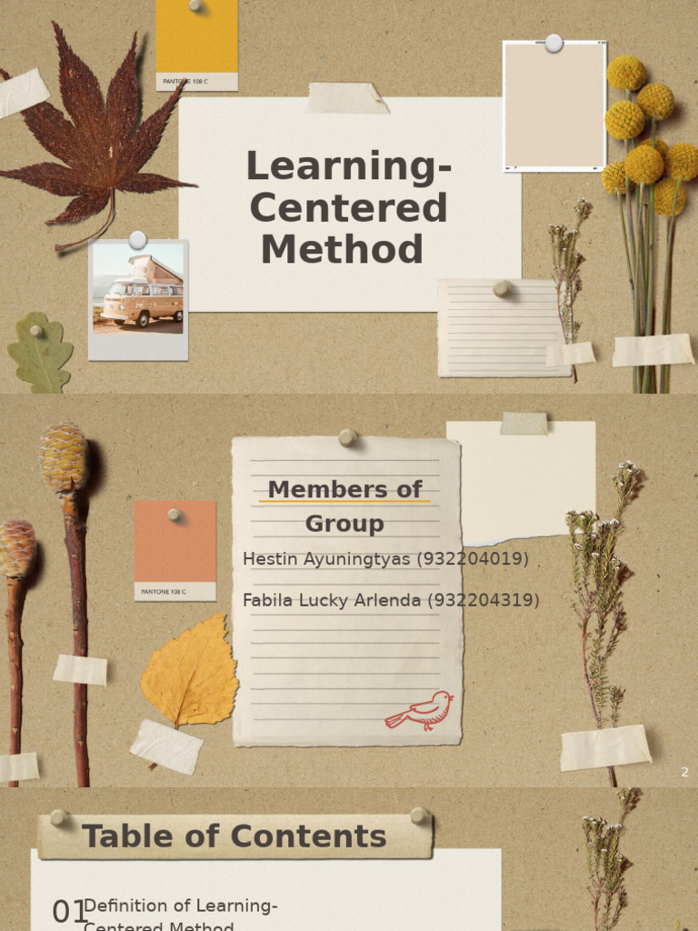 Group 5 TEFL - Learning-Centered Method | PDF | Teaching | Behavior Modification