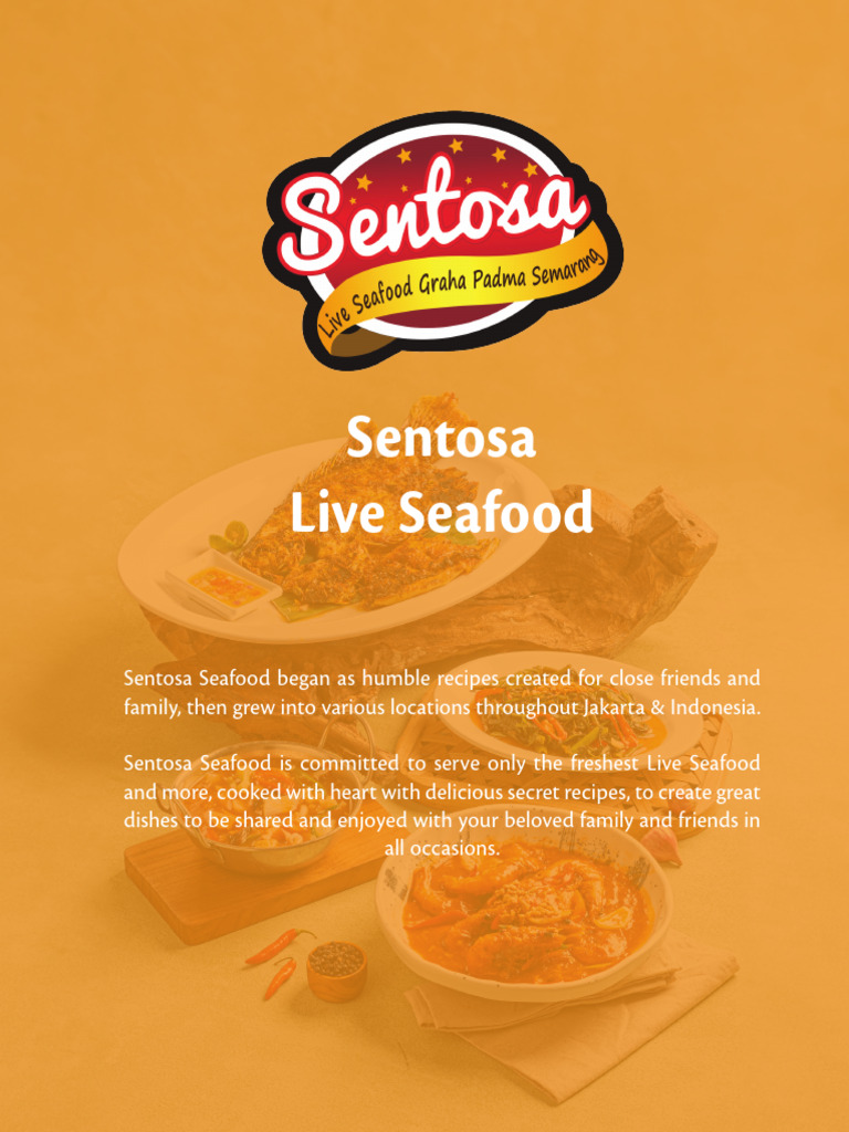 Sentosa Seafood Menu Overview | PDF | Asian Cuisine | Southeast Asian ...