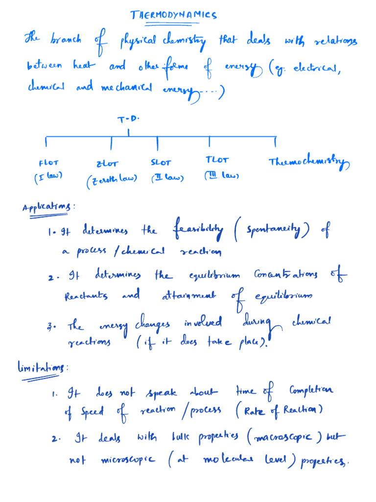 Thermodynamics Chem | PDF