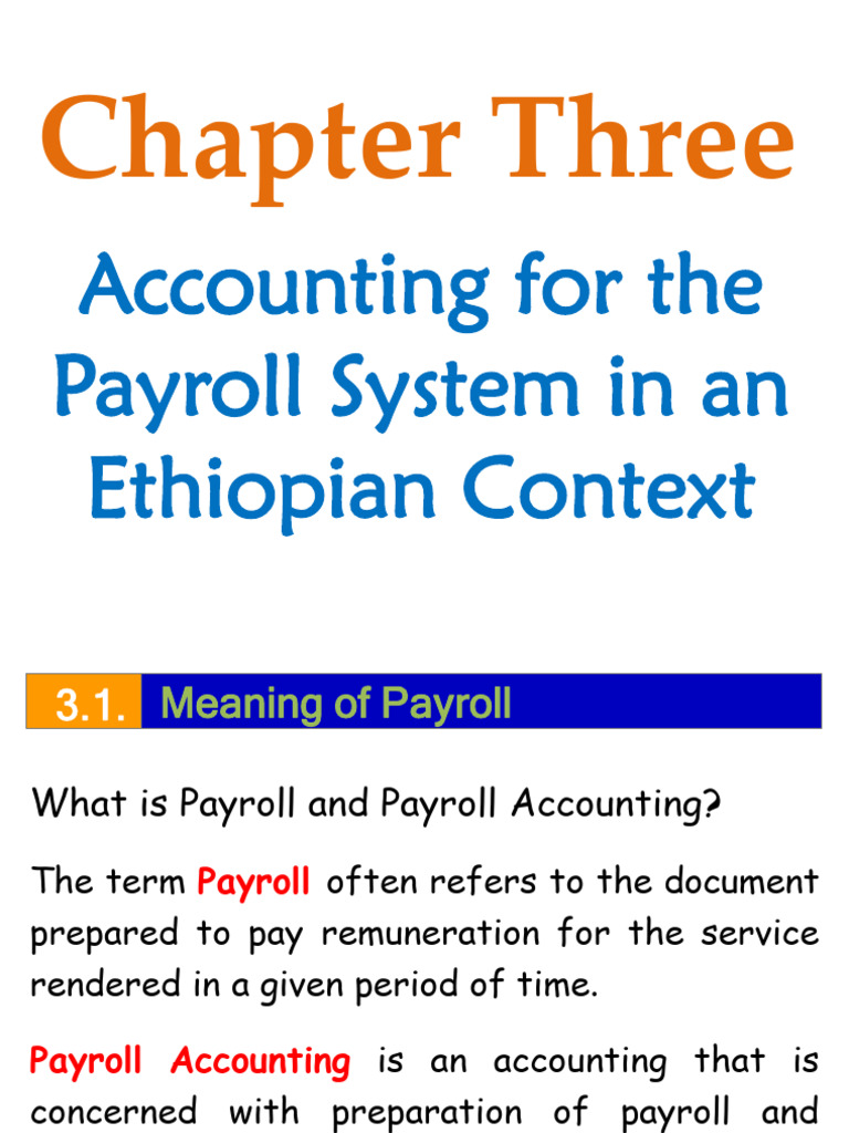FA II Chapter 3 - PAYROLL (Class) | PDF | Payroll Tax | Payroll