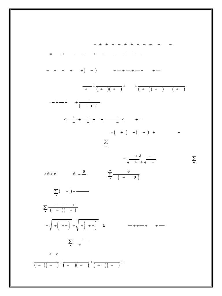 Advanced Series Summation Problems | PDF | Summation | Abstract Algebra