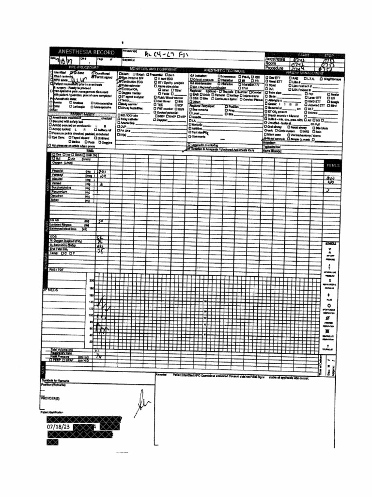 Exhibit 12 - Greater Chicago Anesthesia - Records | PDF | Anesthesia ...