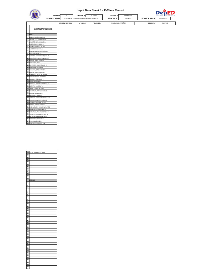 Filipino 1st Quarter Talisay | PDF | Philippines