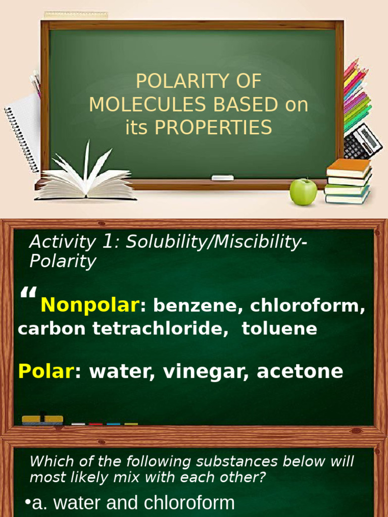 Lesson 4 Polarity Based On Properties EDITED | PDF