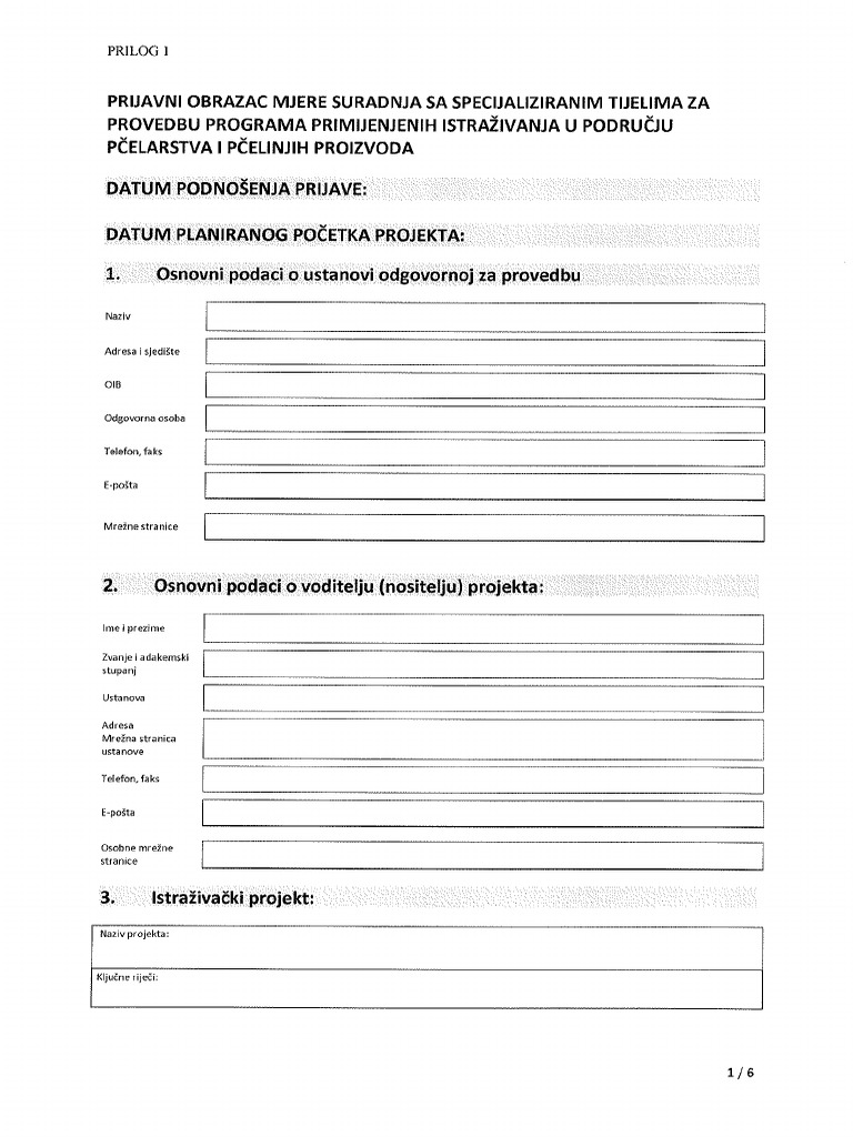 Prilog 1 | PDF