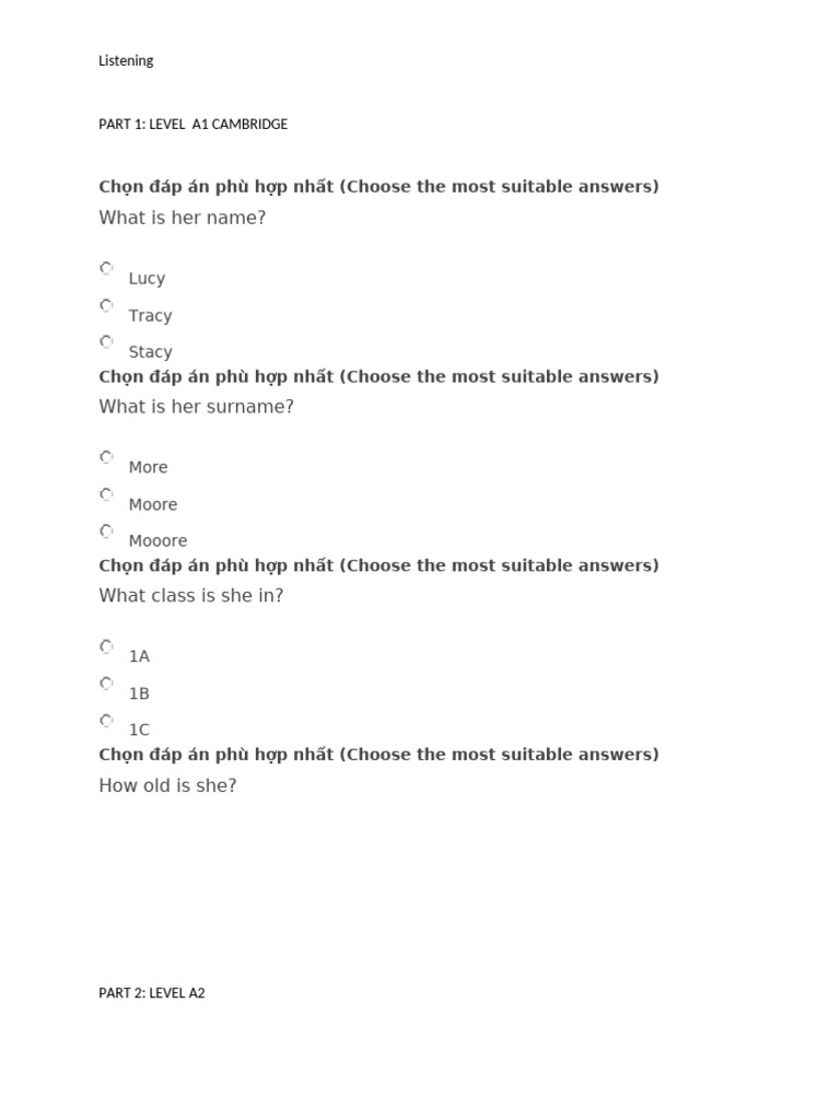 Listening SCRIPT | PDF