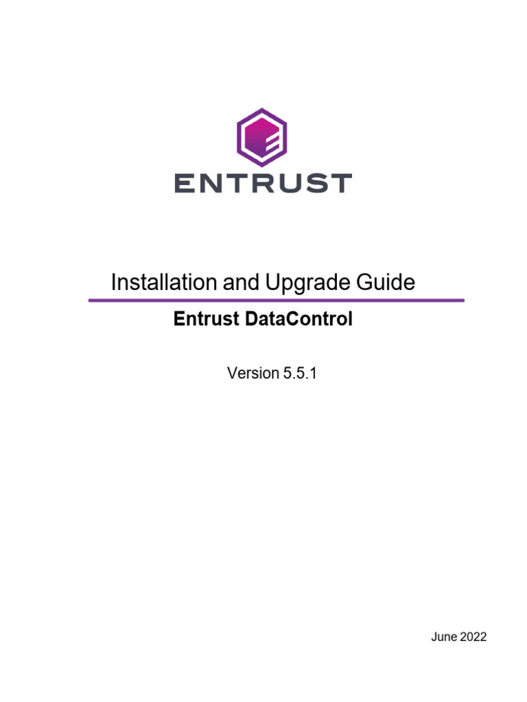 Entrust DataControl Installation and Upgrade Guide v5.5.1 | PDF | Computer Cluster | Port ...