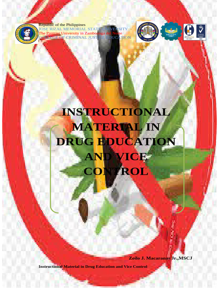 Ccje Dap Cdi 8 Drug Education and Vice Control | PDF | Opium | Substance Dependence