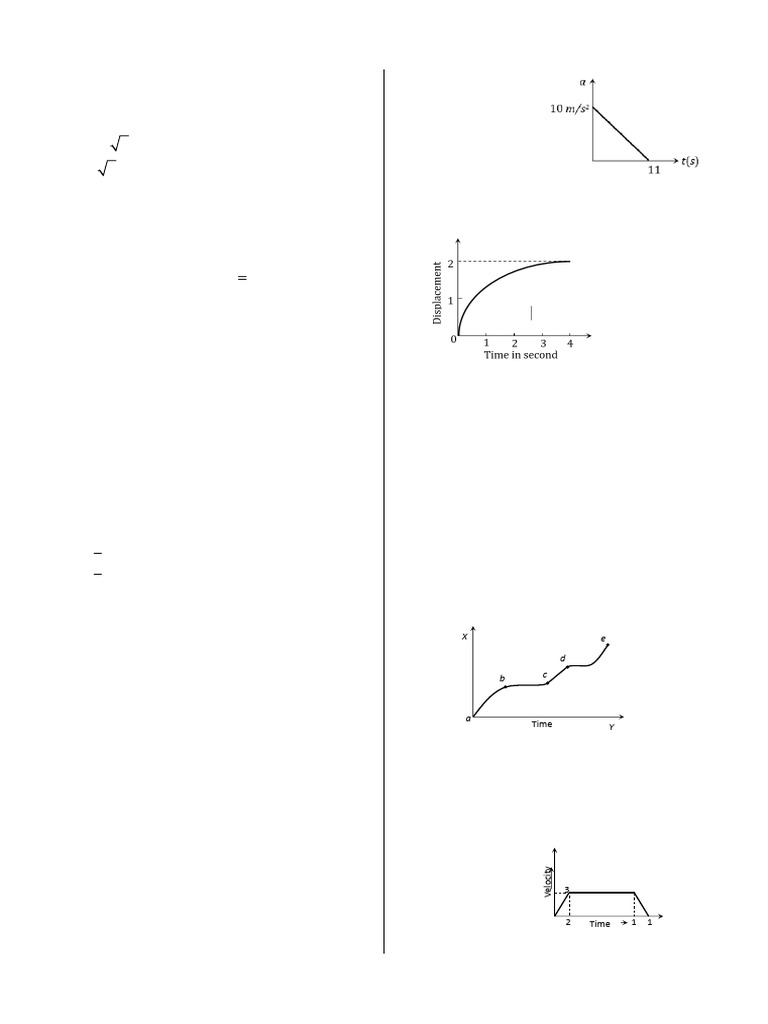 Motion in Straight Line - RPS-05 | PDF | Velocity | Acceleration