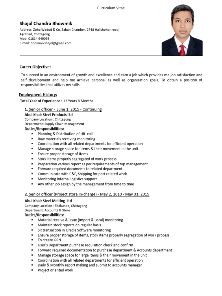 Shajol CV-1 - 250124 - 234930 | PDF | Business