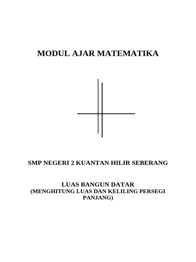 MODUL AJAR BANGUN DATAR | PDF