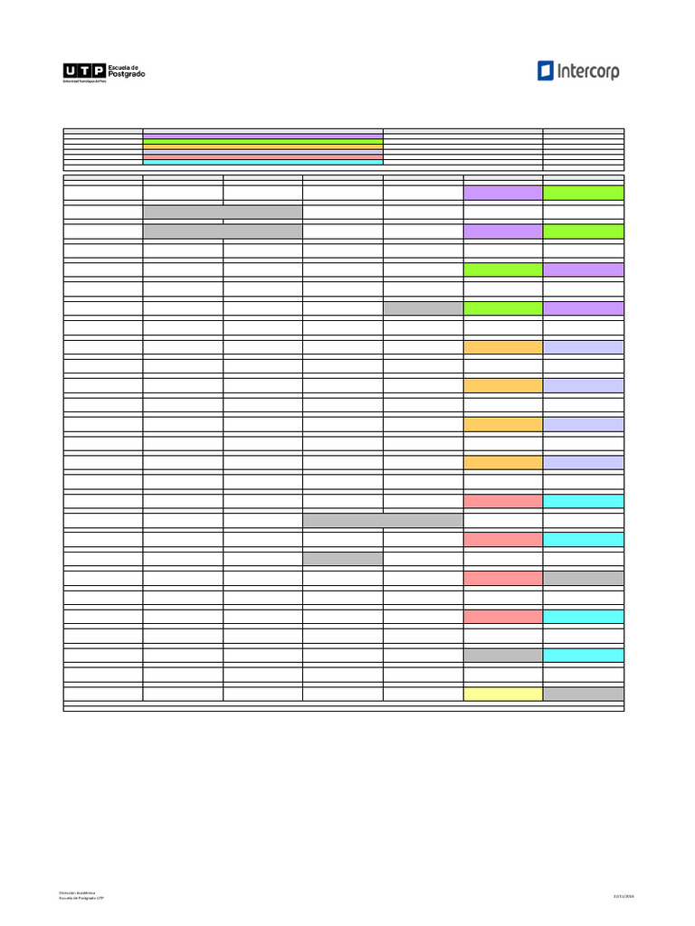 Horario MACO ADS XXIX C1 | PDF