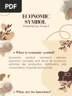 Economic Symbols | PDF | Economics | Symbols