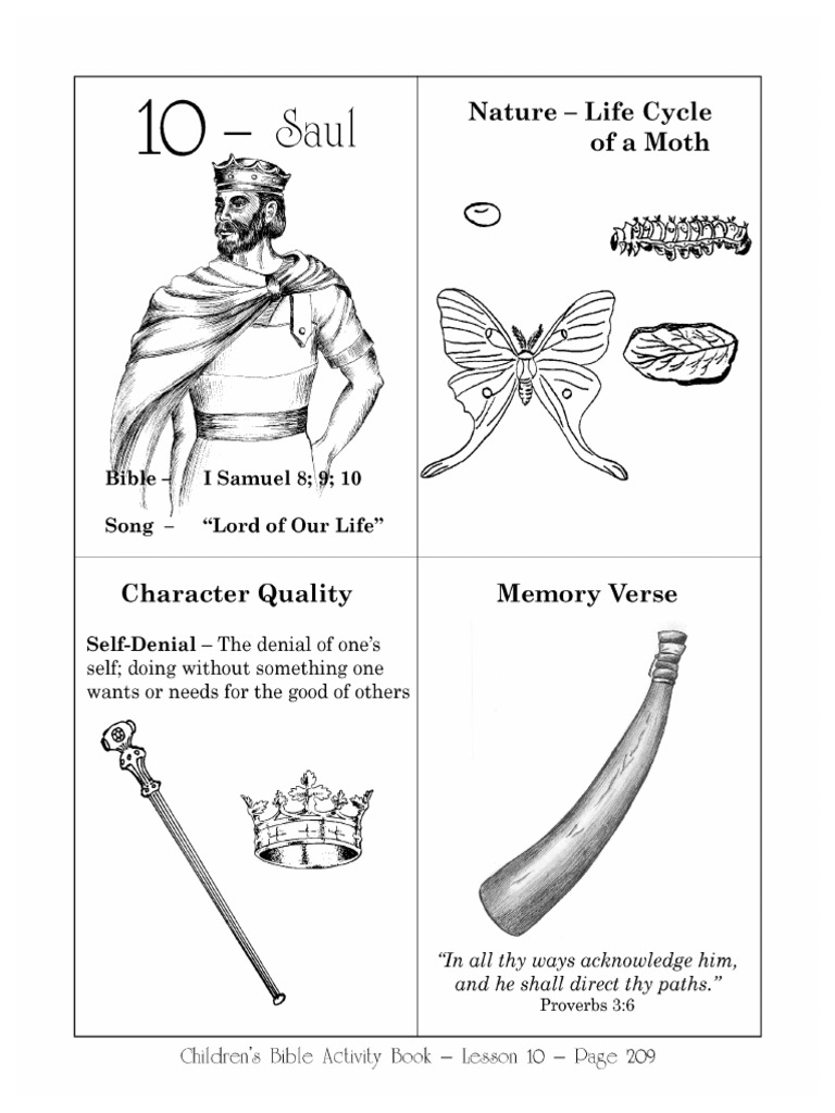 Y1Q4 Activity Lesson 10 Saul | PDF