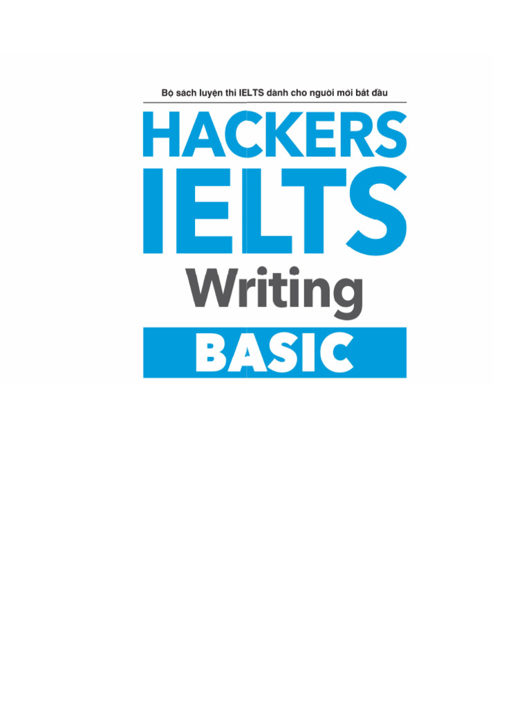 Hackers Ielts Writing Basic - Đọc Thử | PDF