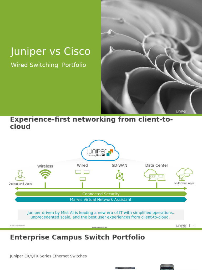 Cisco-Meraki Enterprise Wired Switching Competitive | PDF | Network ...