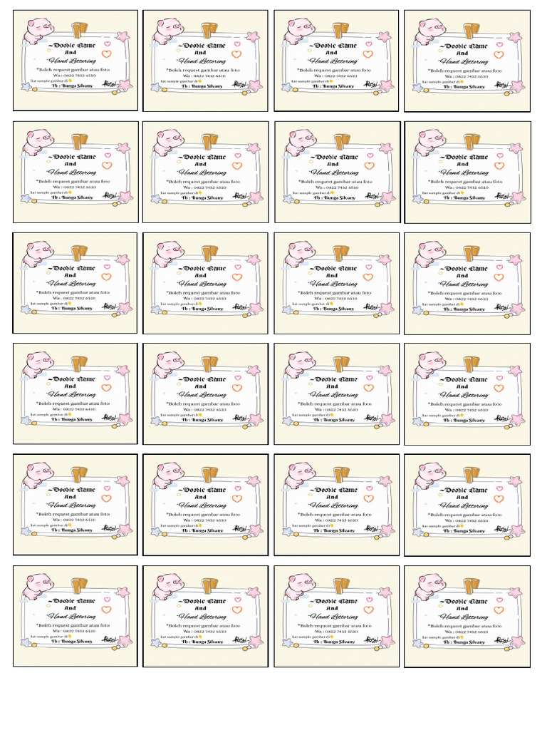 Bunga Label - 033904 | PDF