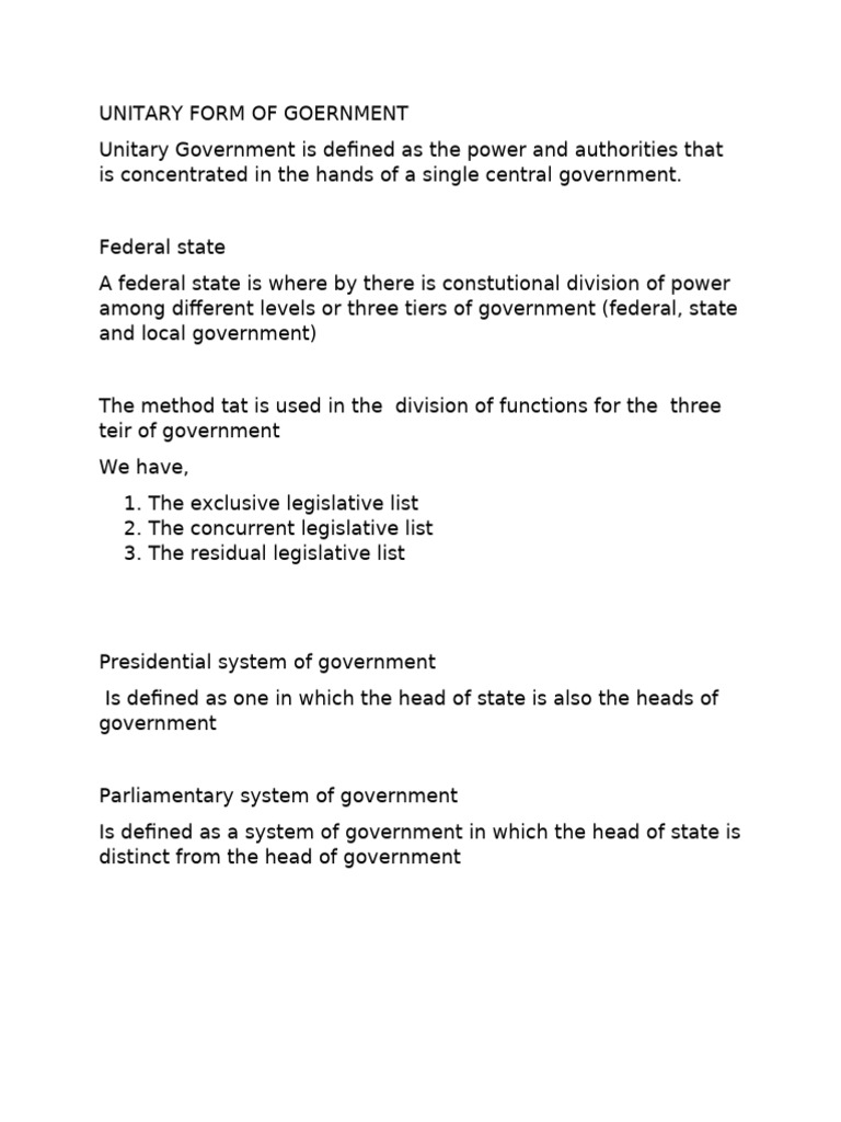 Government Systems Overview | PDF
