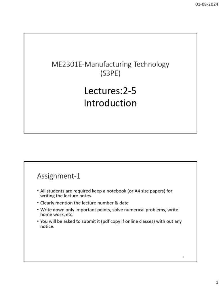 02 Lectures 2-5 Introcuction | PDF | Dislocation | Crystal Structure