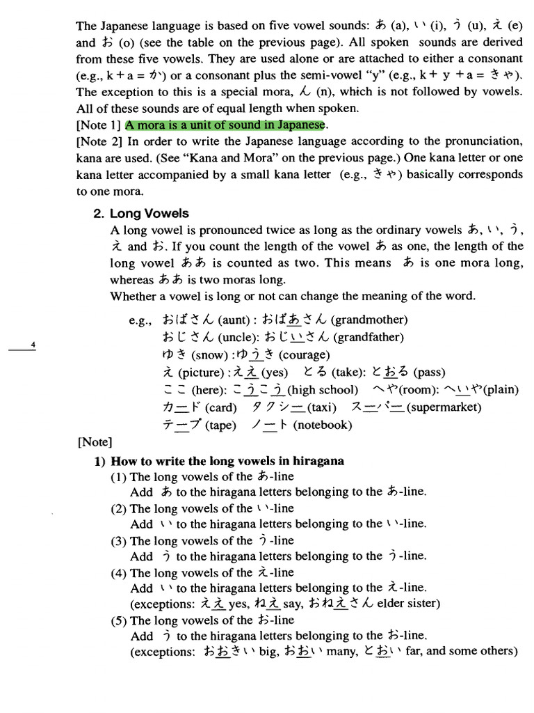 General Features of Japanese Language III | PDF