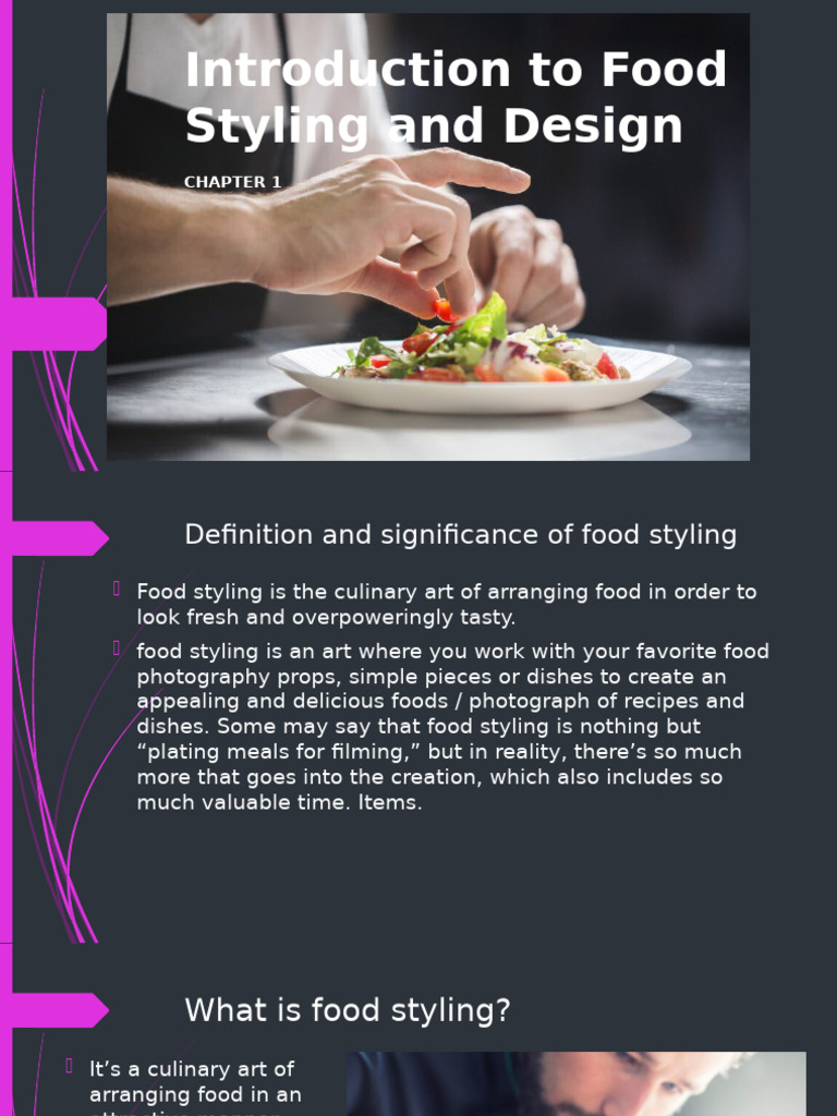 Essentials of Food Styling and Design | PDF