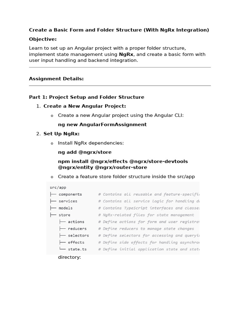 Angular Assigment With NGRX | PDF | Directory (Computing) | Software Development