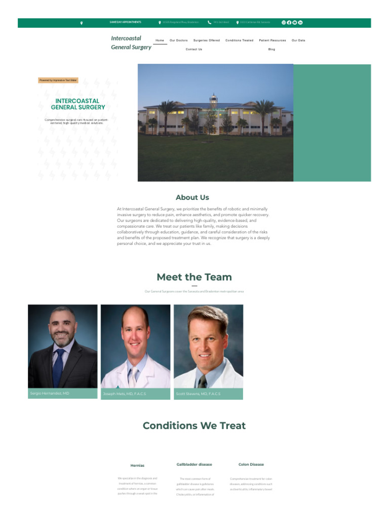 Intercoastal General Surgery | PDF | Surgery | Gastroenterology