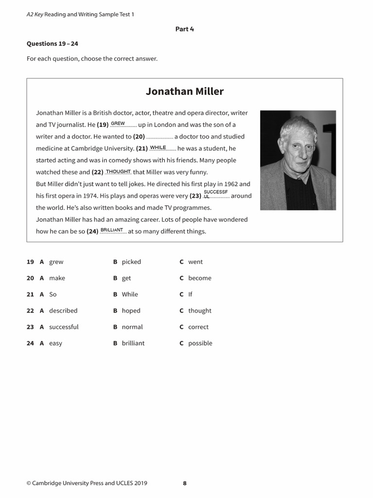 Reading Test 1 | PDF