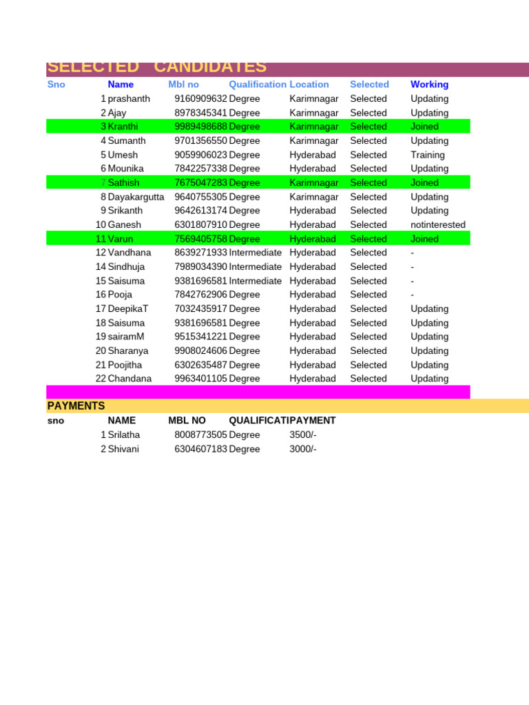 Untitled Spreadsheet (1) | PDF