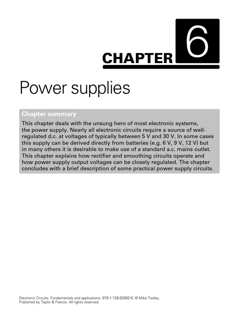 textbook chapter modue-1 | PDF | Rectifier | Power Supply