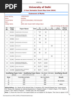 BA Marksheet | PDF