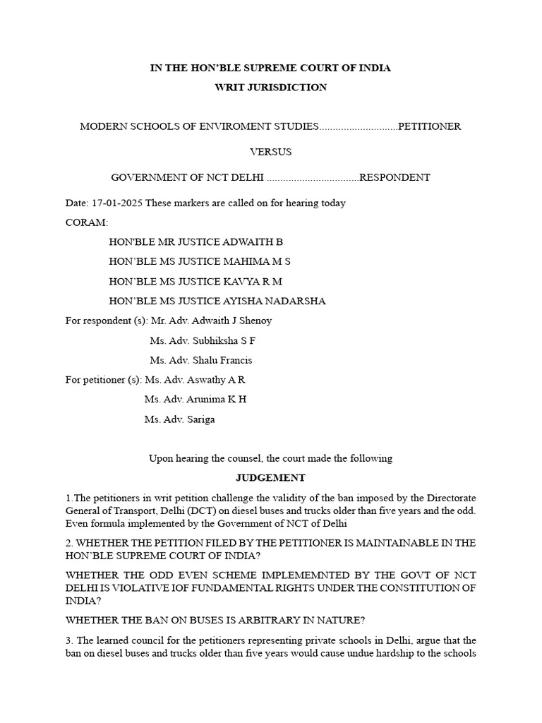 Judgement | PDF | Supreme Court Of India | Supreme Court Of The United ...