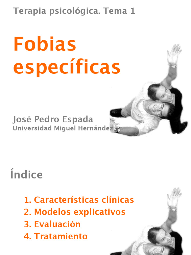 Fobias Específicas 2021 | PDF | Fobia | Ansiedad