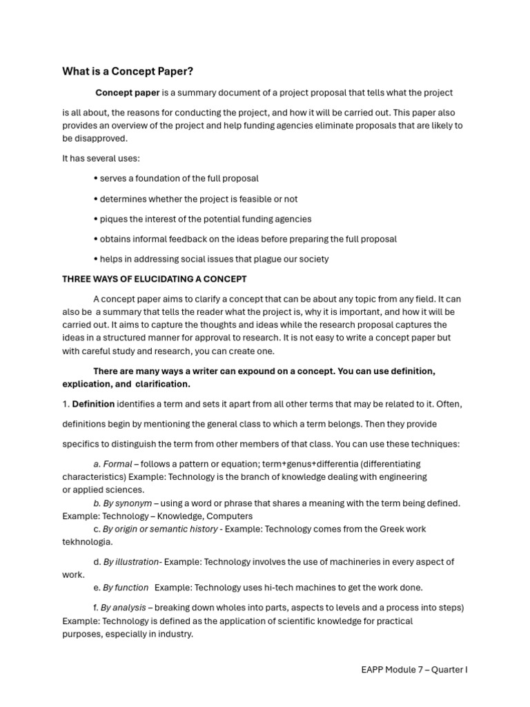 Lesson-10-Concept-Paper | PDF | Competitive Advantage | Methodology