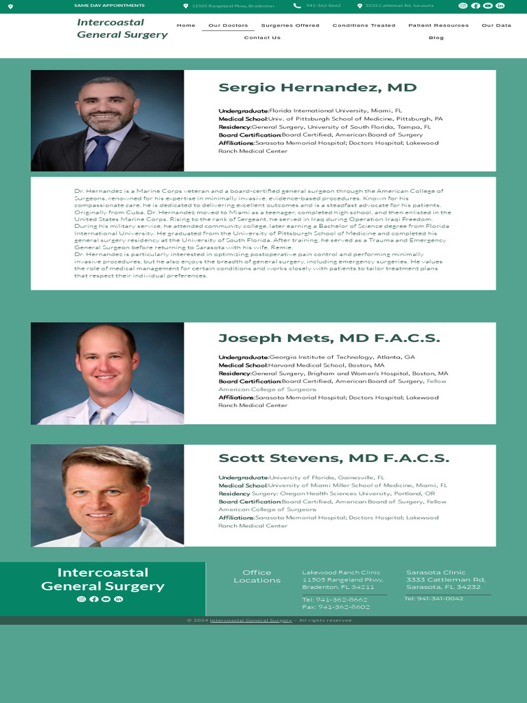 General Surgeon Sergio Hernandez | PDF | Medical School | Surgeon