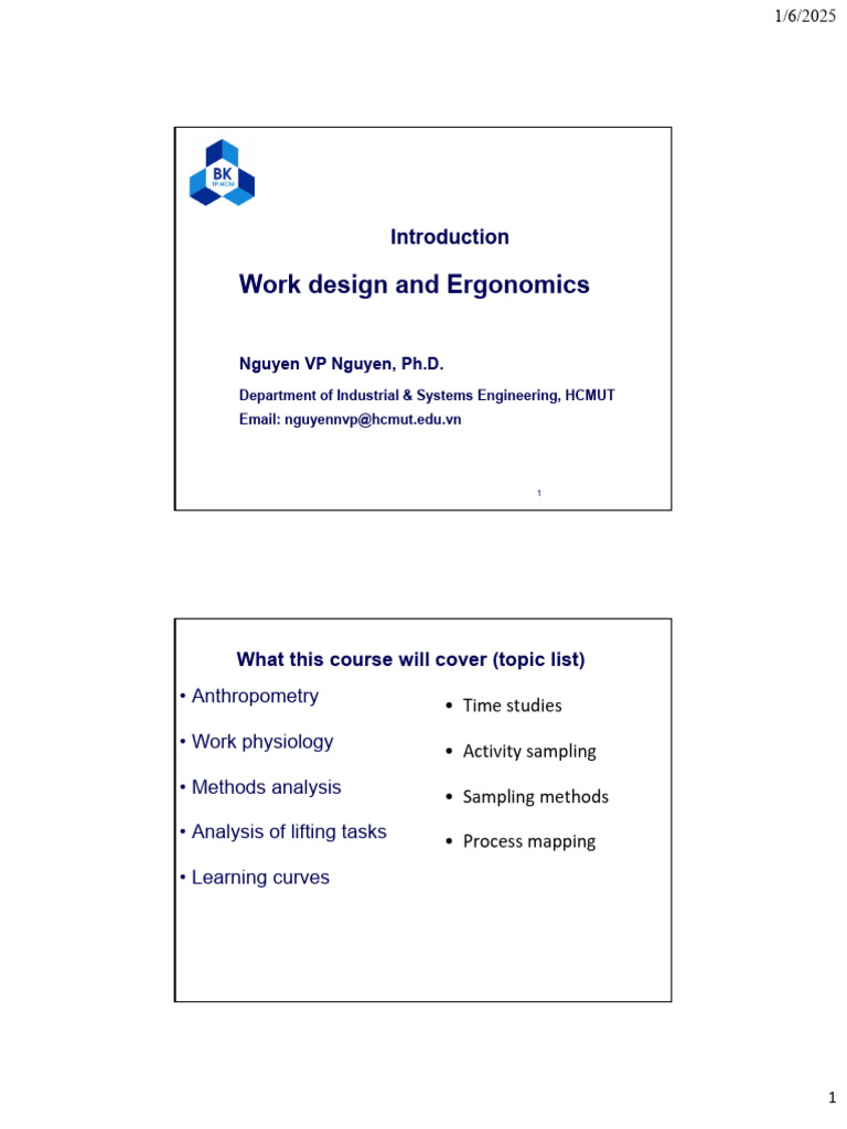AppliedErgonomics BKCC01 2025 | PDF | Usability | Cognitive Science