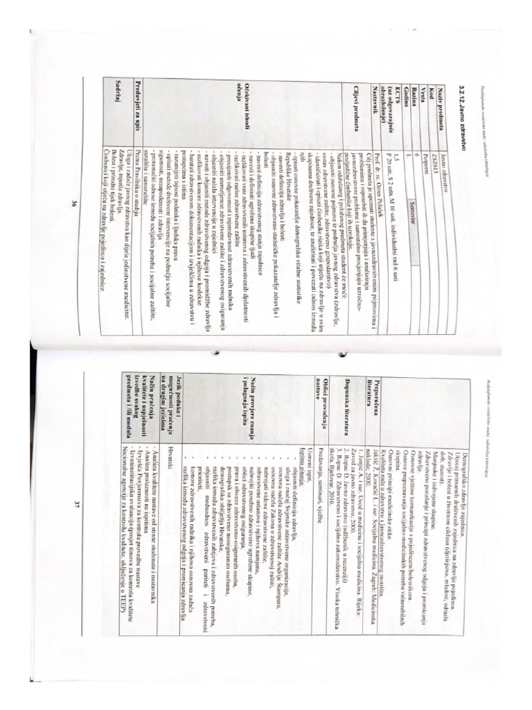 Nastavni planovi i programi | PDF