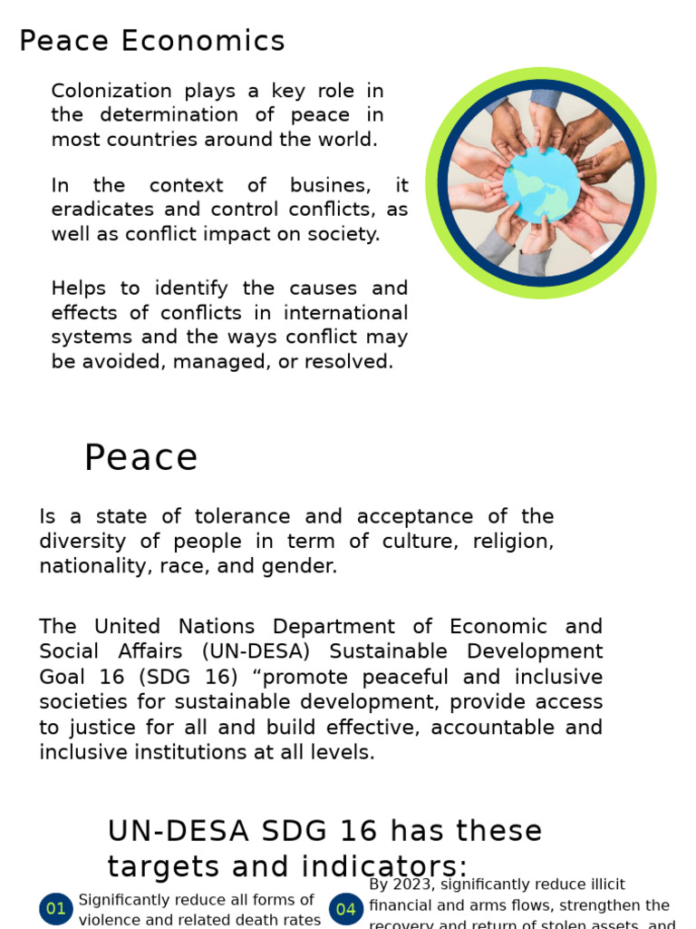 Understanding Peace Economics and SDG 16 | PDF | Social Psychology | Government