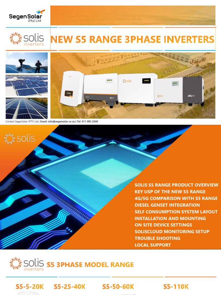 S5 Solar Inverter Guide | PDF | Direct Current | Power Inverter