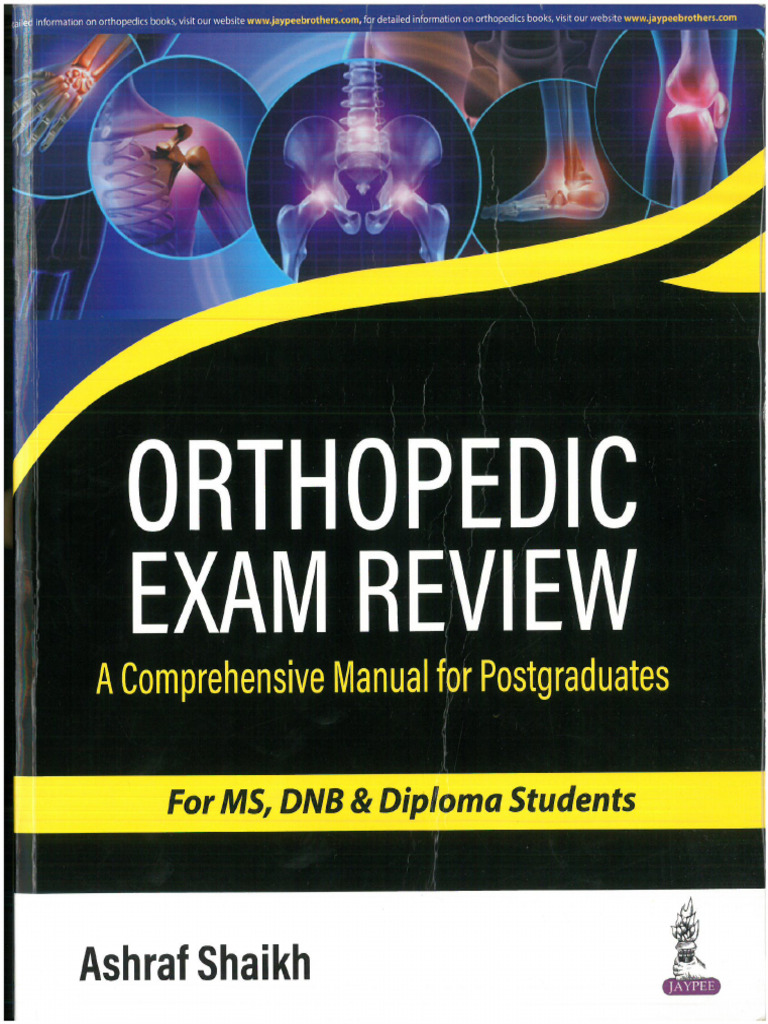 Orthopedic Exam Review Book | PDF