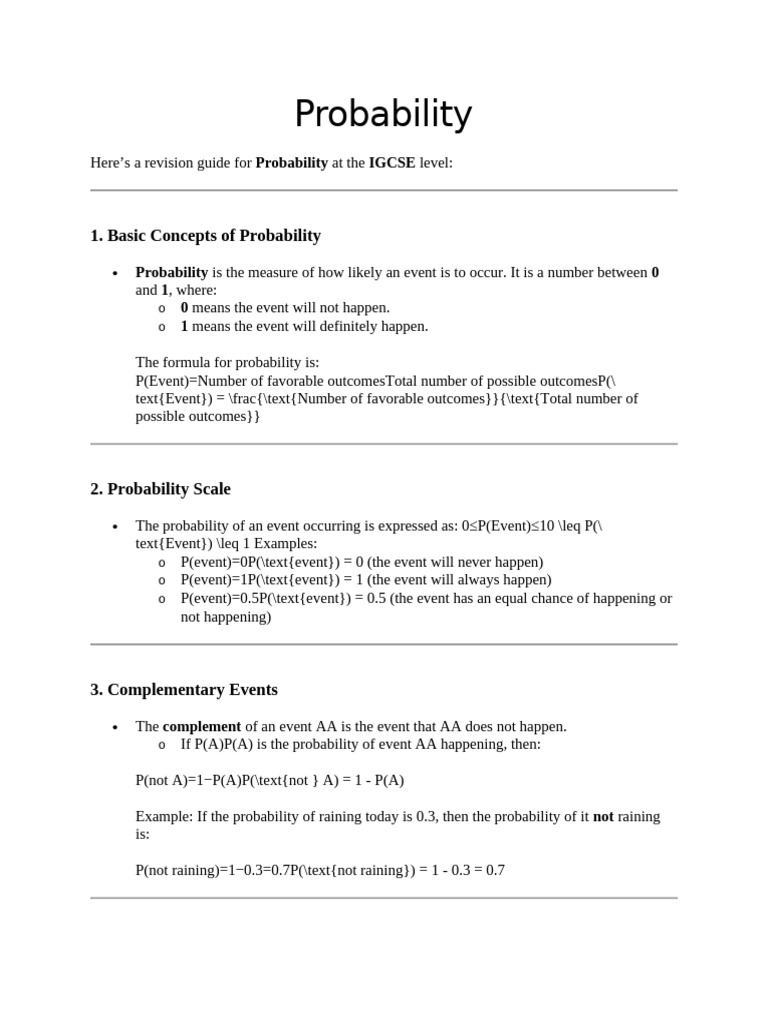 probability | PDF | Probability | Probability Distribution
