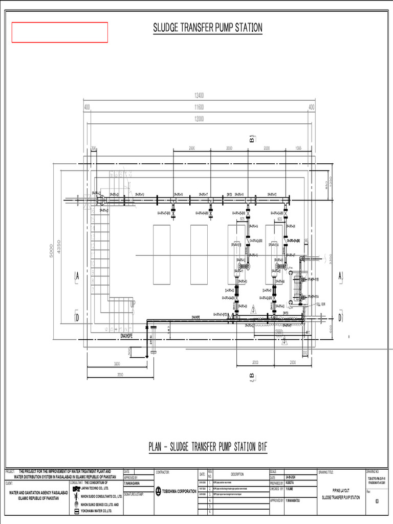 Sludge Transfer Pump Station Layout | PDF | Sanitation | Water Supply ...