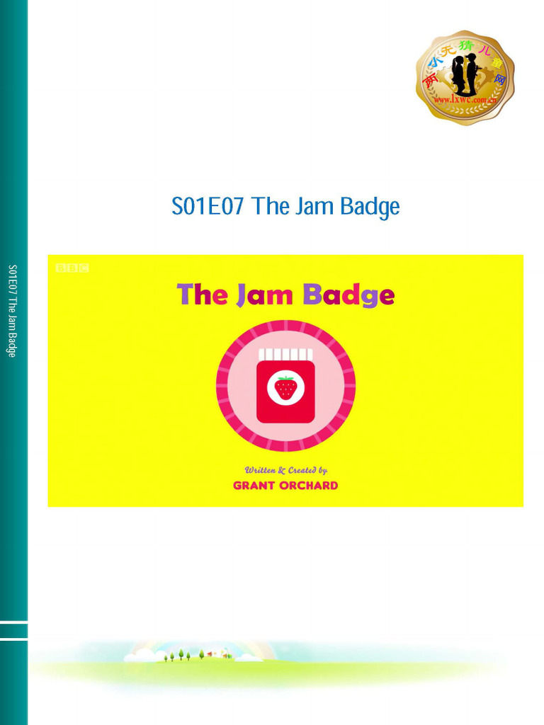 S01E07 The Jam Badge | PDF