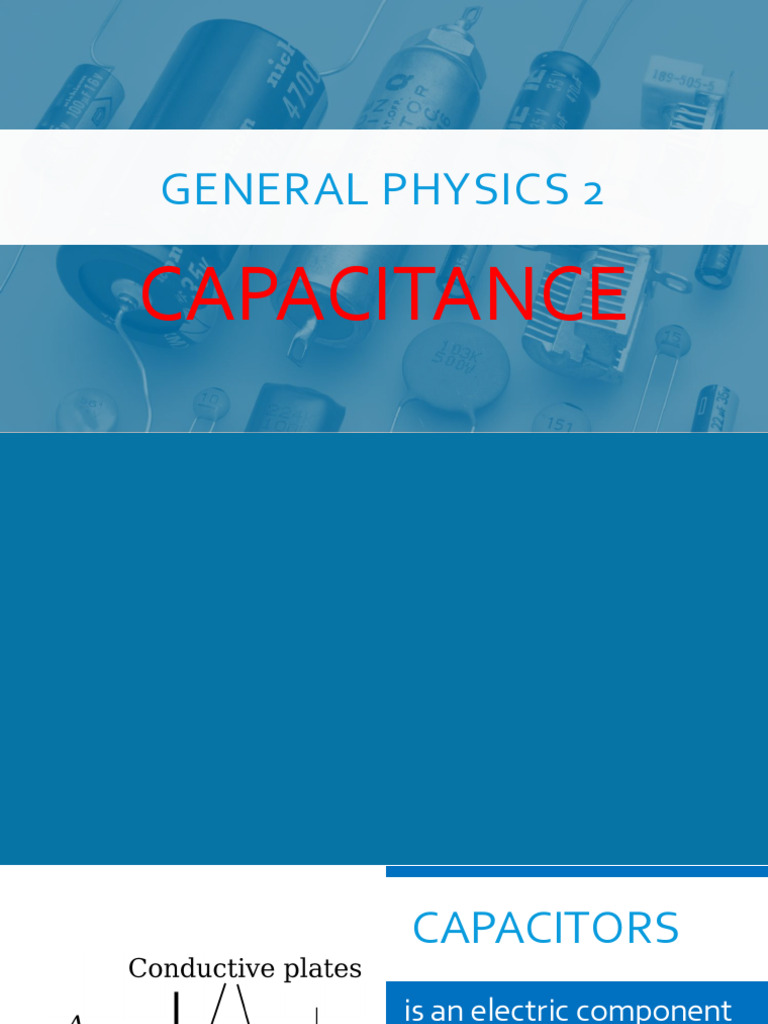 CAPACITANCE | PDF | Capacitor | Capacitance