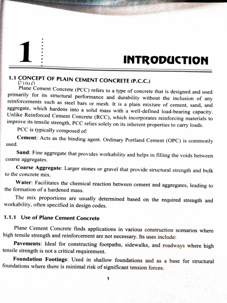 PCC vs RCC: Key Differences Explained | PDF | Concrete | Reinforced ...